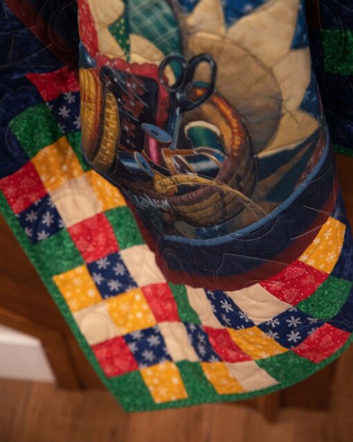 Quilting Santa - Christmas Pre Cut Panel Quilt Kit Fabric - All Fabric ...