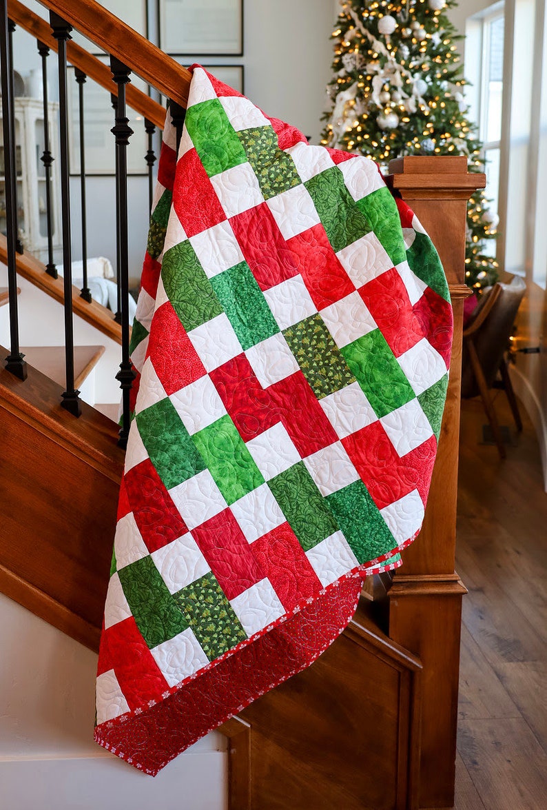 Brick Merry Christmas Quilt Kit - Complete Kit » QuiltComfort.com