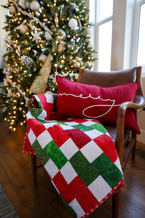 Brick Merry Christmas Quilt Kit - Complete Kit » QuiltComfort.com
